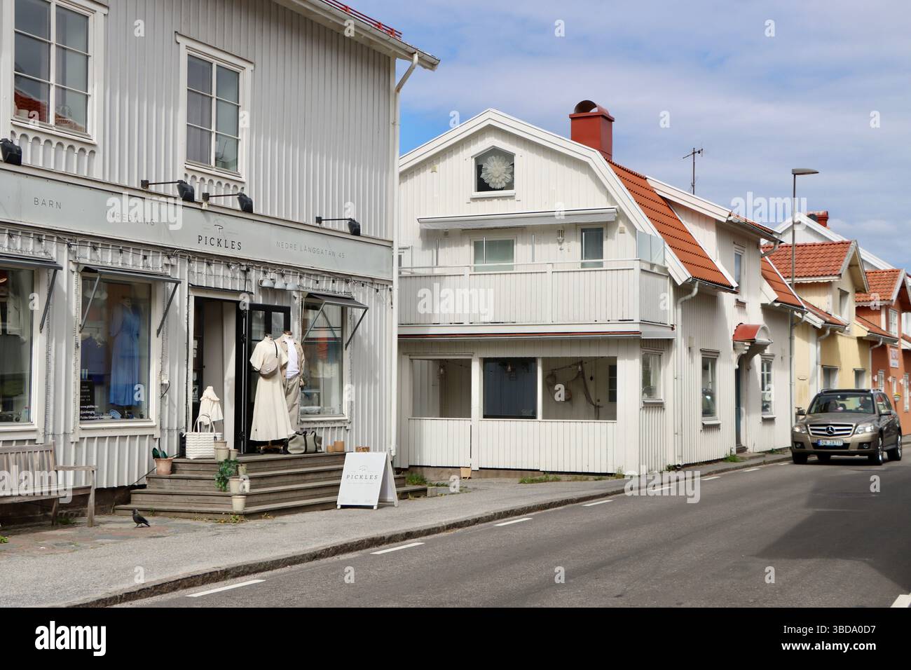 Grebbestad village on the western coastline of Sweden, May 2025 Stock ...