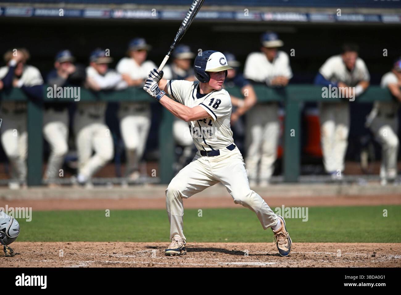 Andres Armenta (18) of the Casteel Colts (Queen Creek, Arizona) during ...