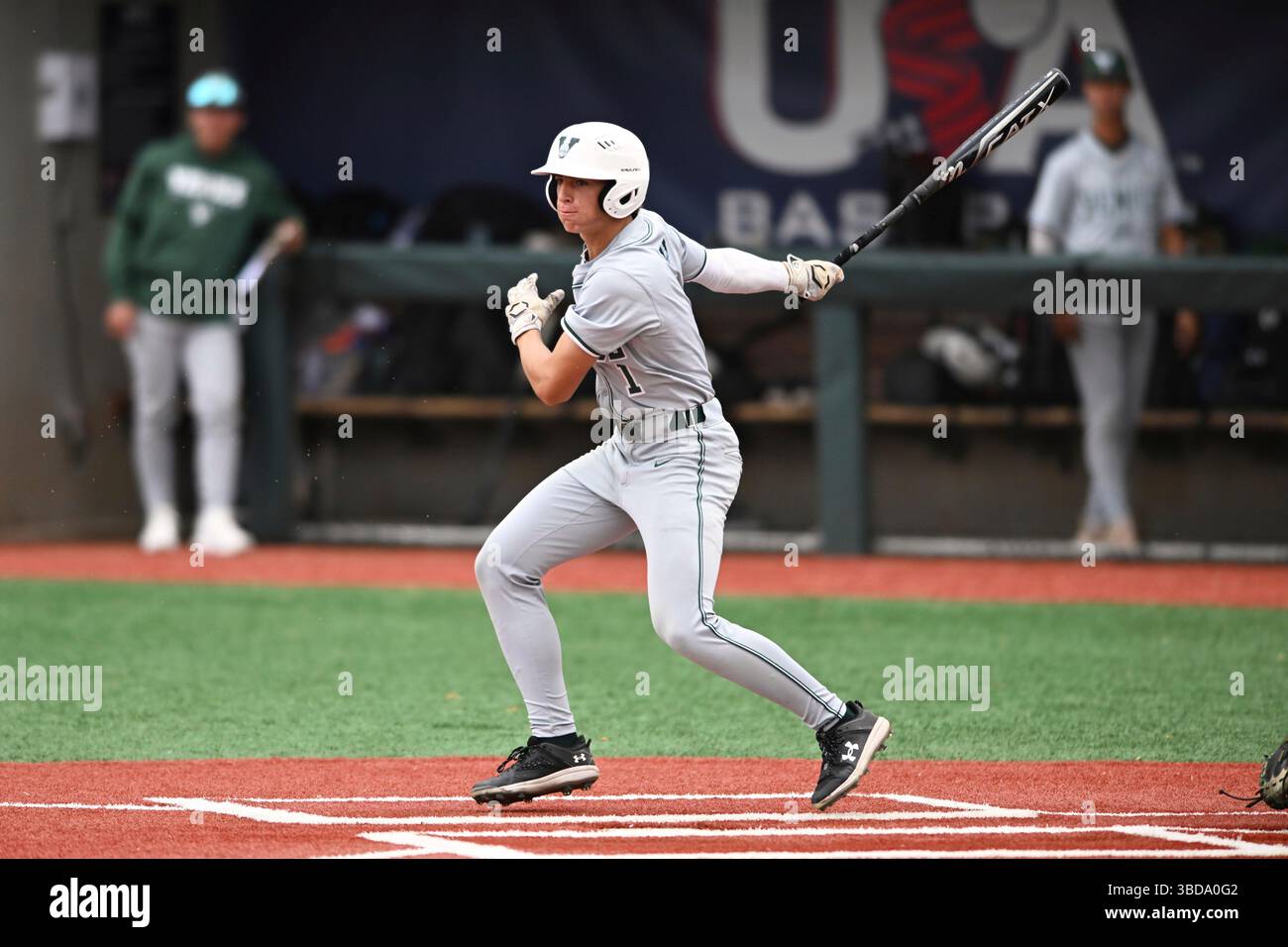 Graham Houston (1) of the Venice Indians (Venice, Florida) during the ...