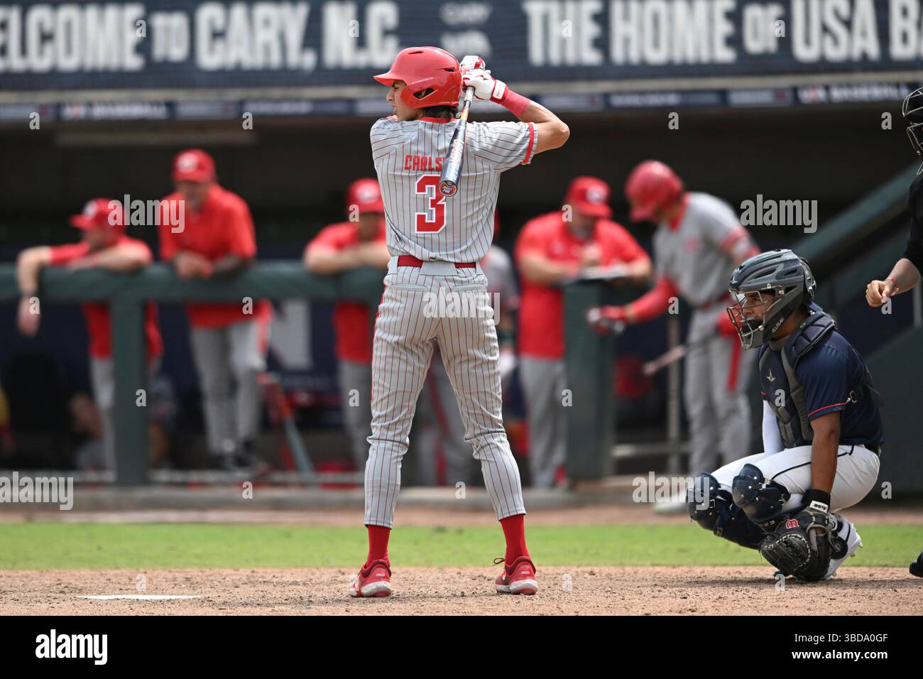 Billy Carlson (3) of the Corona Panthers (Corona, California) during ...