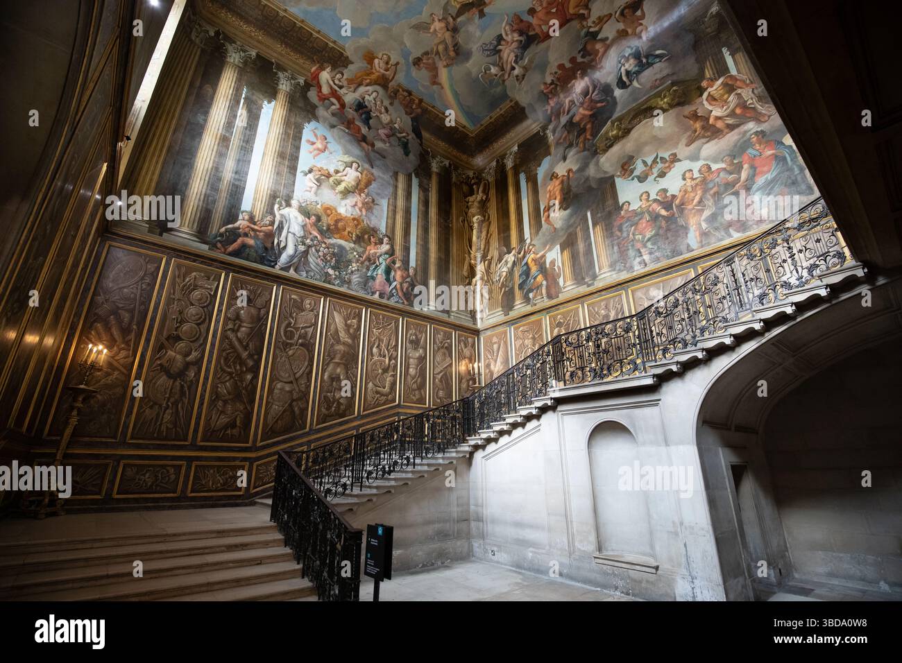 The Grand Staircase, Hampton Court Palace Stock Photo - Alamy