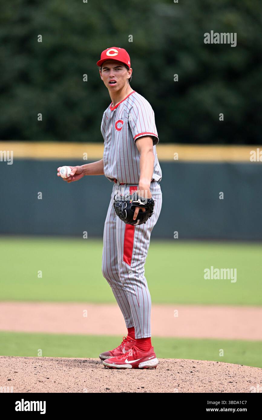 Seth Hernandez (22) of the Corona Panthers (Corona, California) during ...