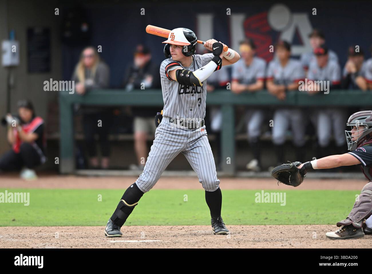 CJ Weinstein (3) of the Huntington Beach Oilers (Huntington Beach ...