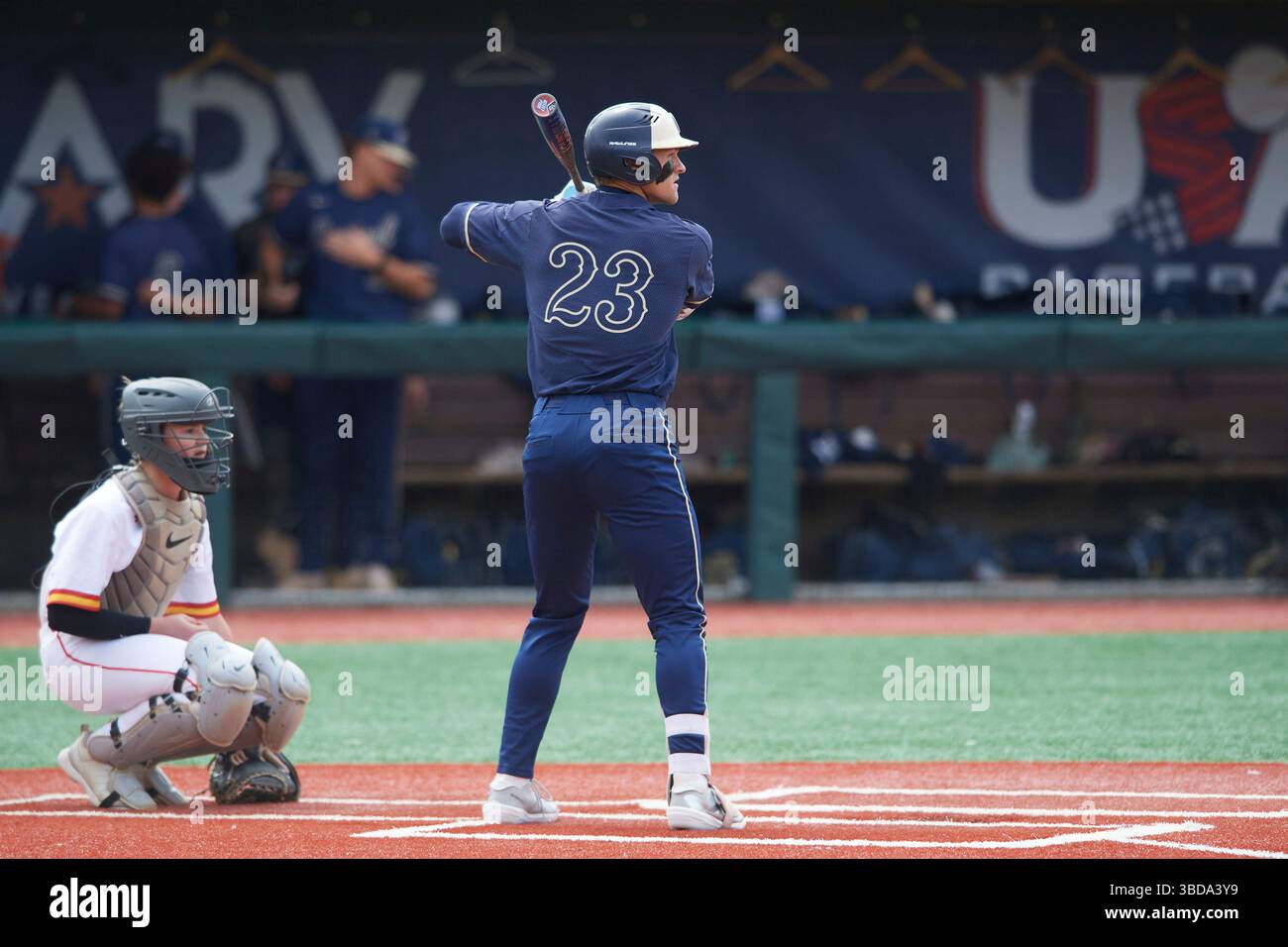 Ryan Harwood (23) of the Casteel Colts (Queen Creek, Arizona) during ...