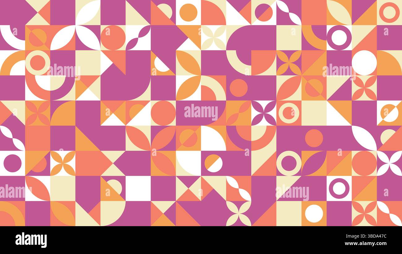 Mid century abstract shapes Stock Vector Images - Alamy