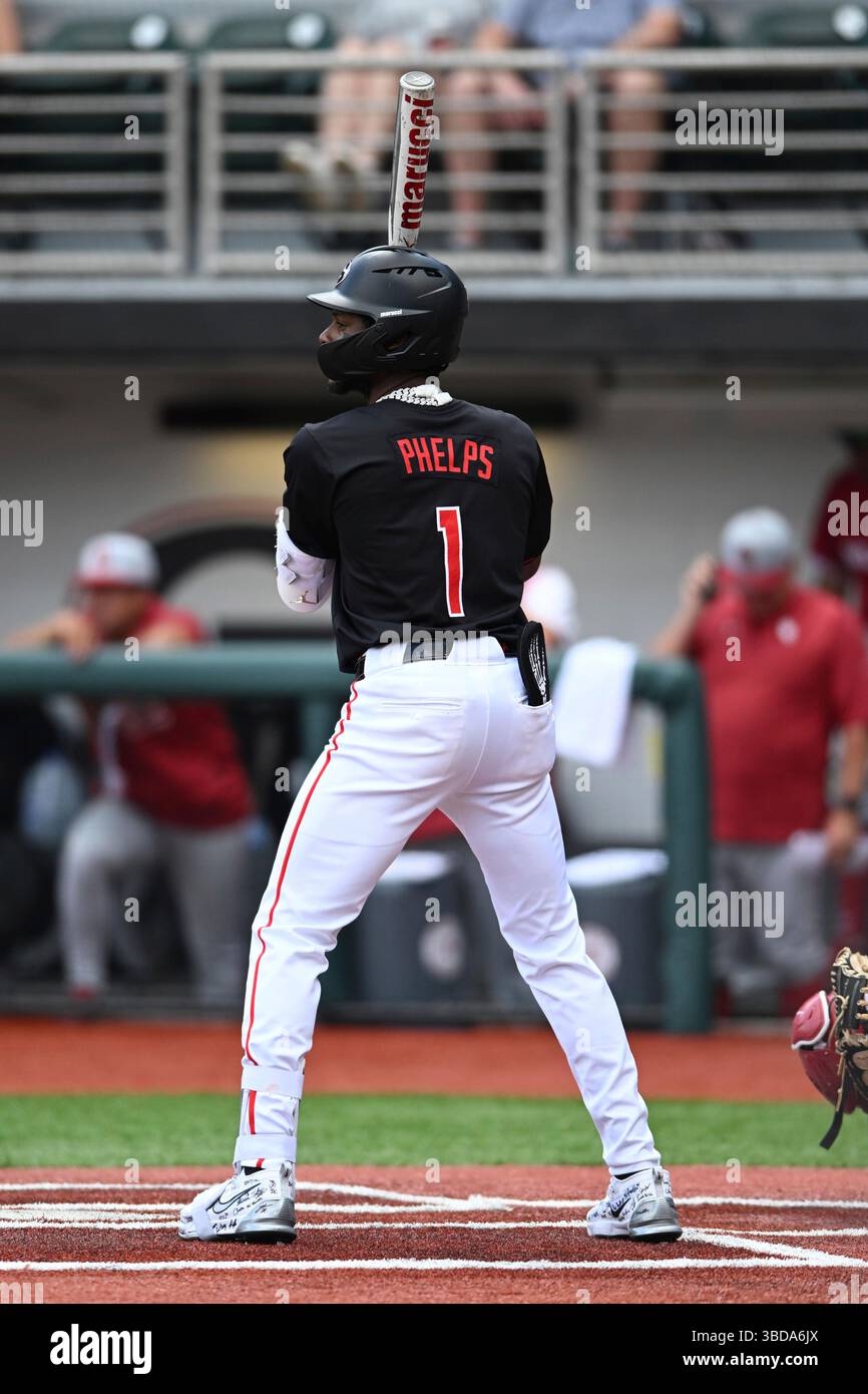 Tre Phelps (1) of the Georgia Bulldogs at bat during a Southeastern ...