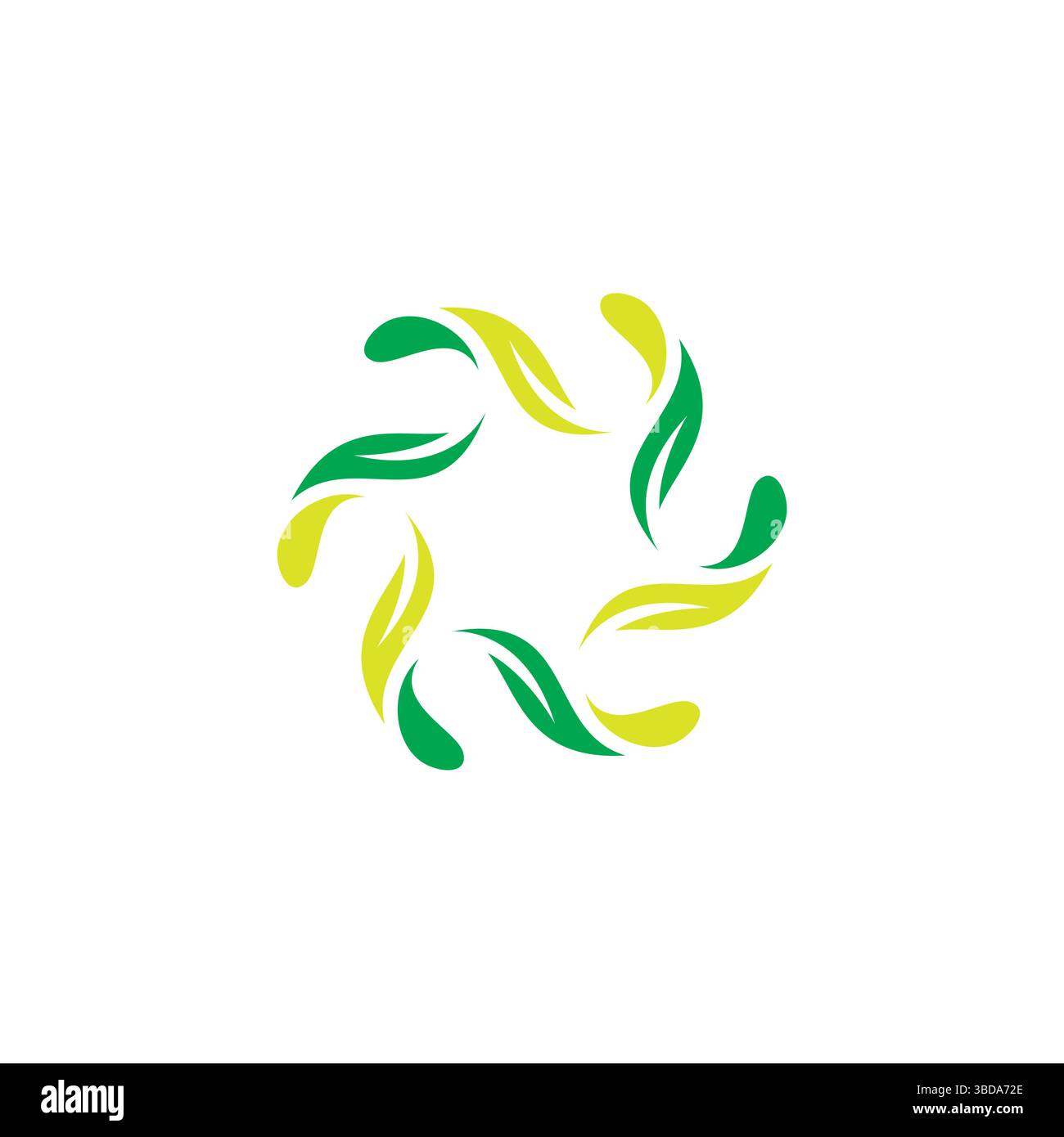 Ecological harmony concept green Cut Out Stock Images & Pictures - Alamy