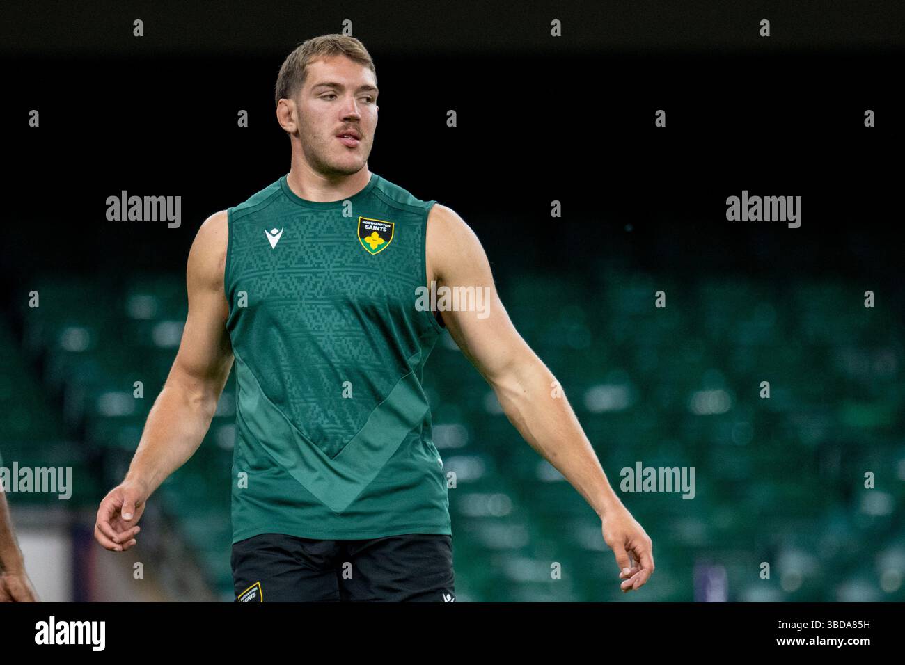 Cardiff, UK. 23rd May, 2025. Tom Lockett of Northampton during the ...