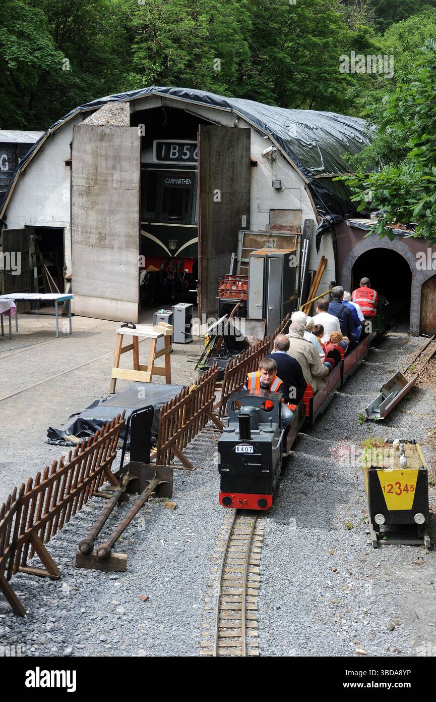The miniature railway at Llwyfan Cerrig Stock Photo - Alamy