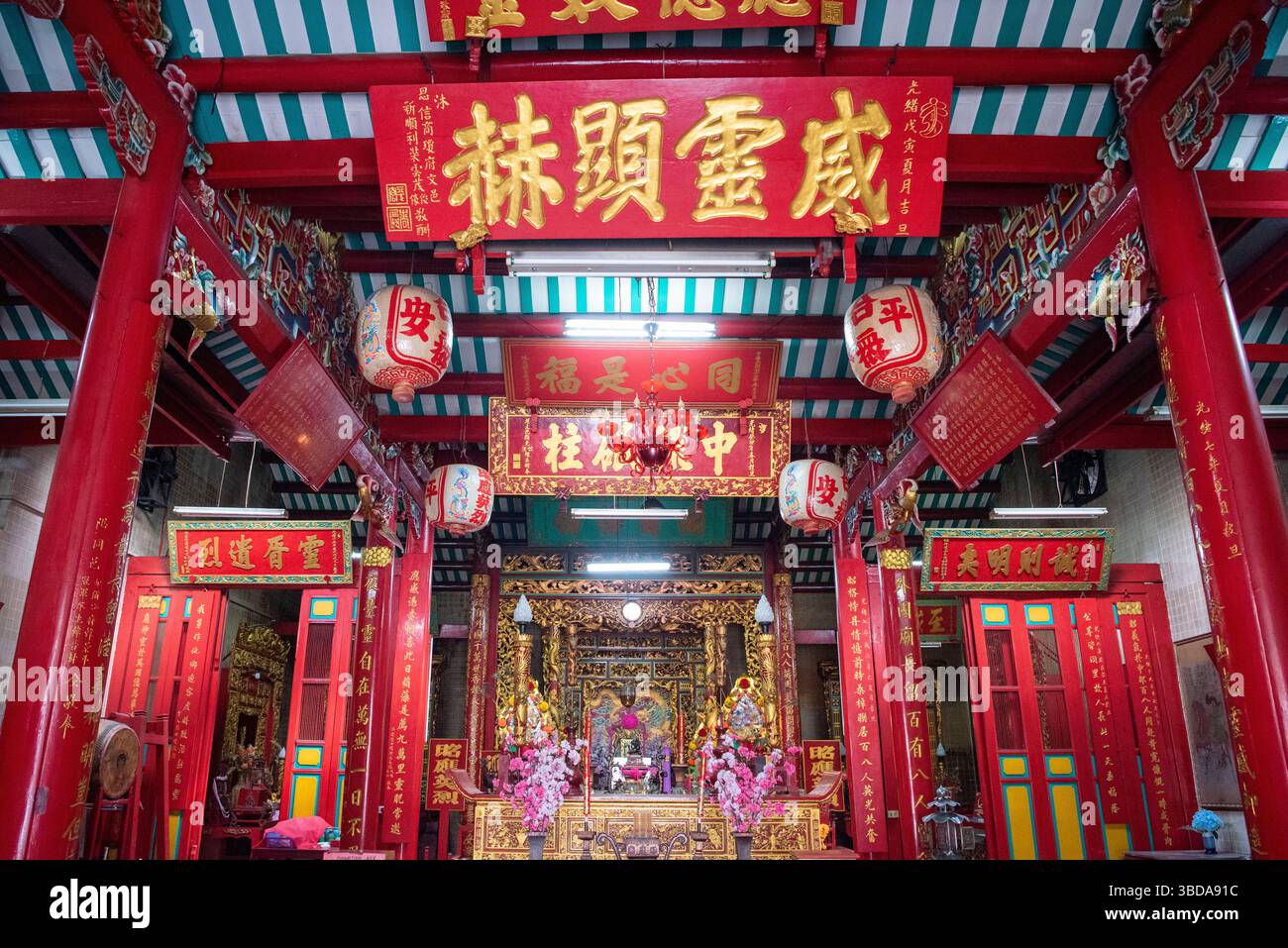 San Jiao Eng Biaw Shrine in Sathorn in City of Bangkok in Thailand ...