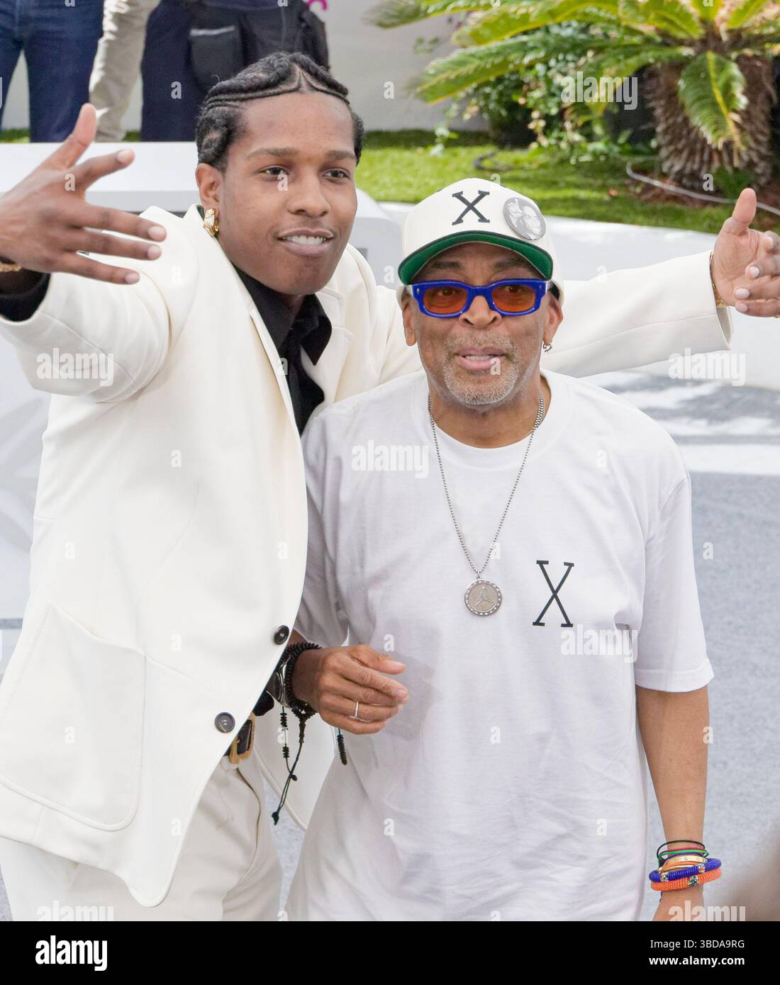 Cannes, France. 19th MaY, 2025. Director Spike Lee and Rapper ASAP ...