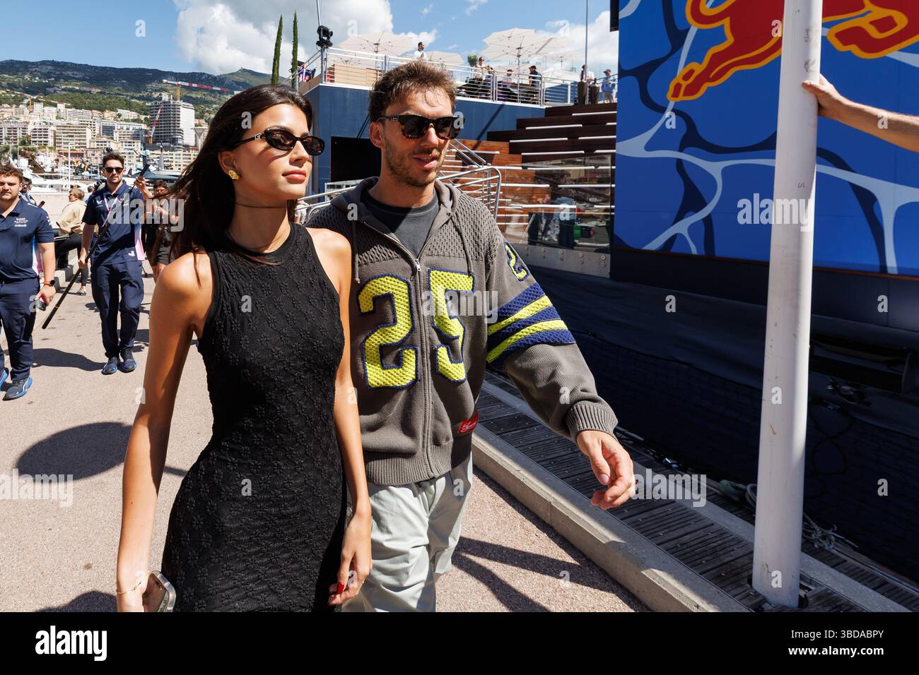 Pierre Gasly (BWT Alpine F1 Team, #10) mit Freundin Francisca Cerqueira ...