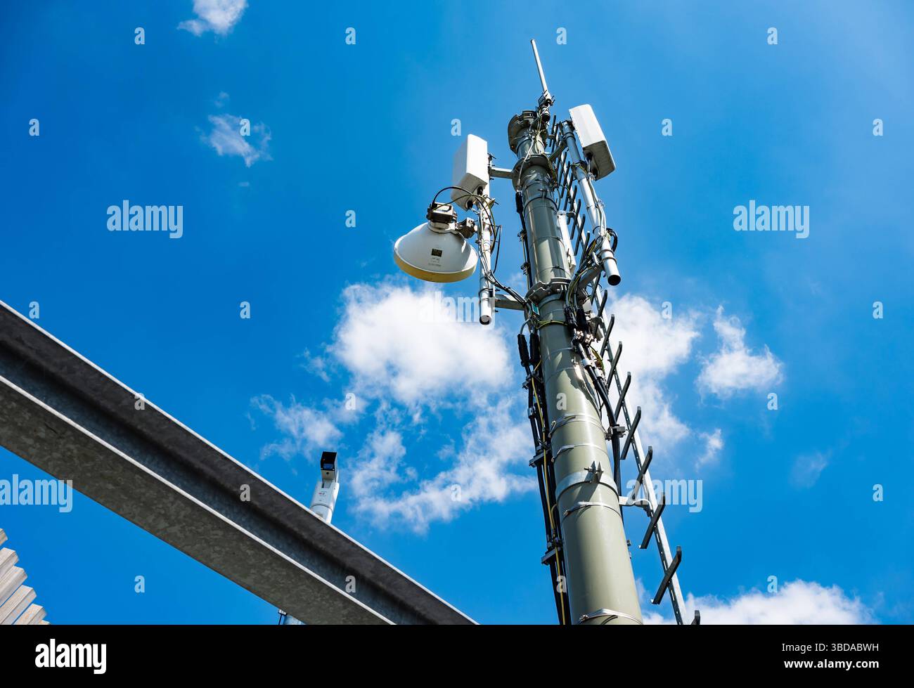 Fire watch tower with ASTRID All-round Semi-cellular Radio ...