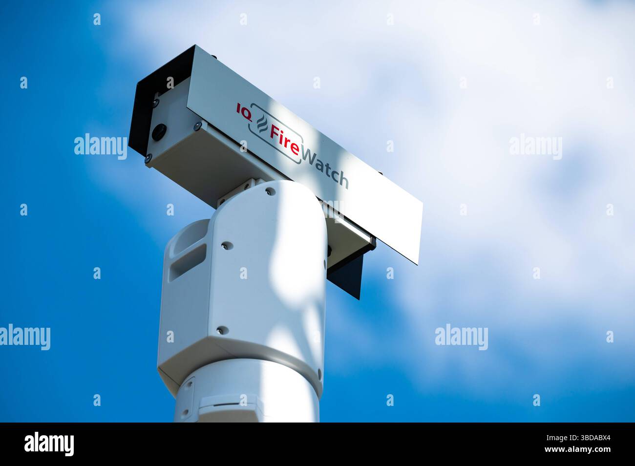 Fire watch CCTV cameras for safety at the Kalmthoudse Heide nature ...