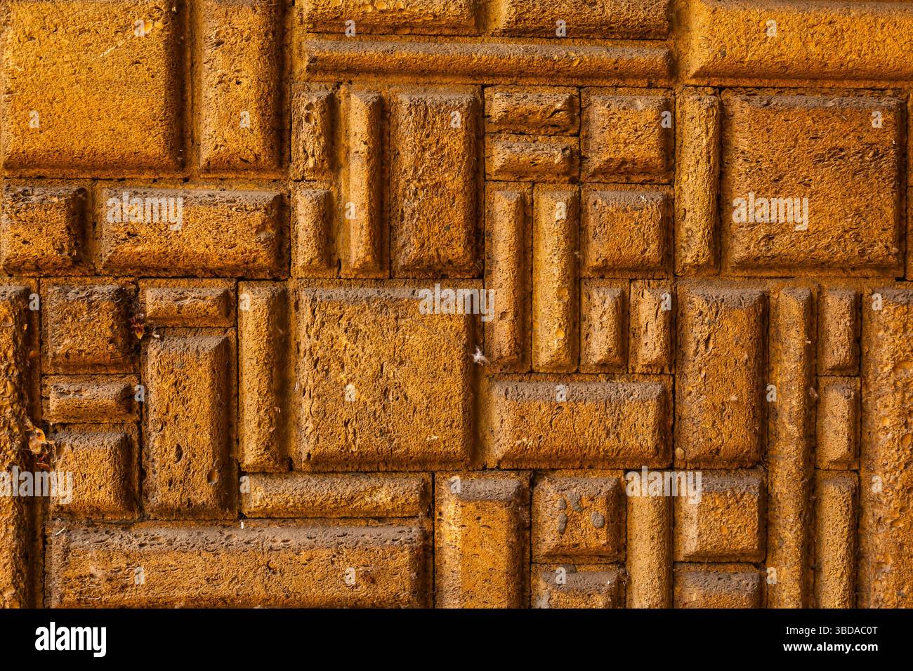 Ancient stonework in an ancient temple. Shell rock wall Stock Photo - Alamy
