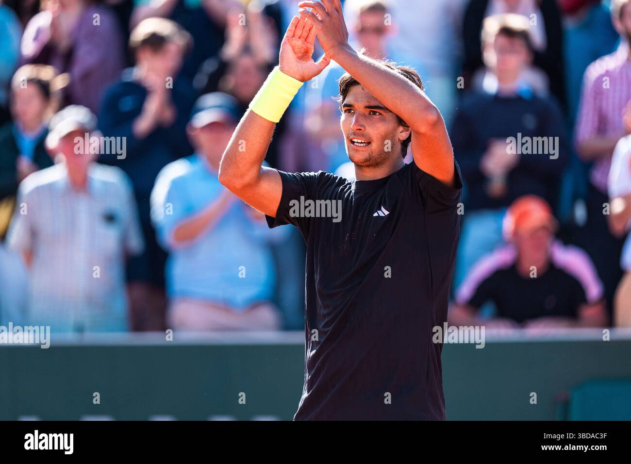 Henrique ROCHA of Portugal after winning during the qualifying of the ...