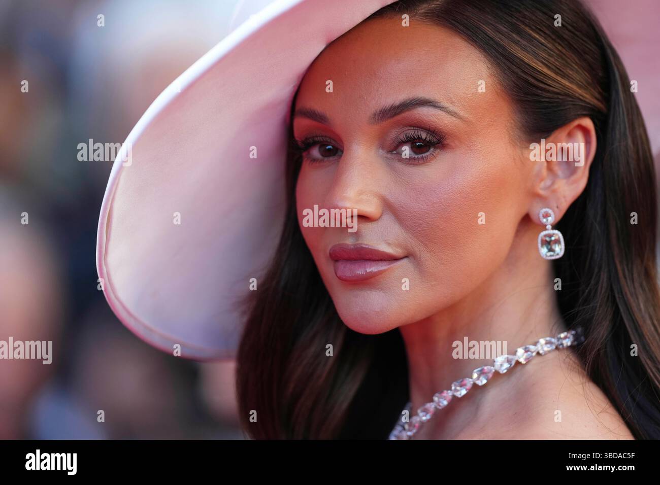 Michelle Keegan poses for photographers upon arrival at the premiere of ...