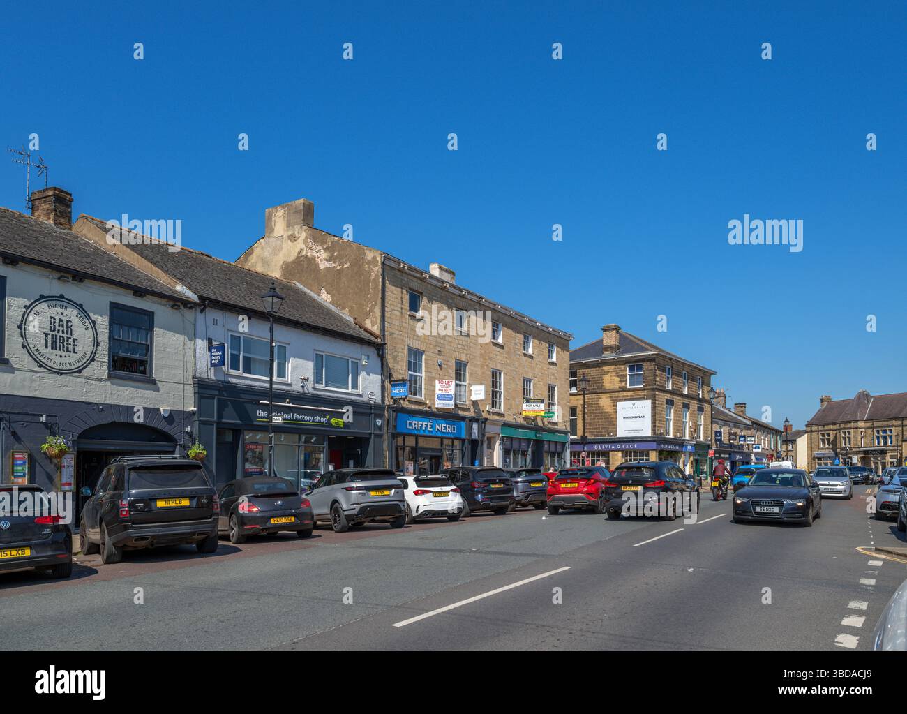 The Market Place, Wetherby, West Yorkshire, England, UK Stock Photo - Alamy