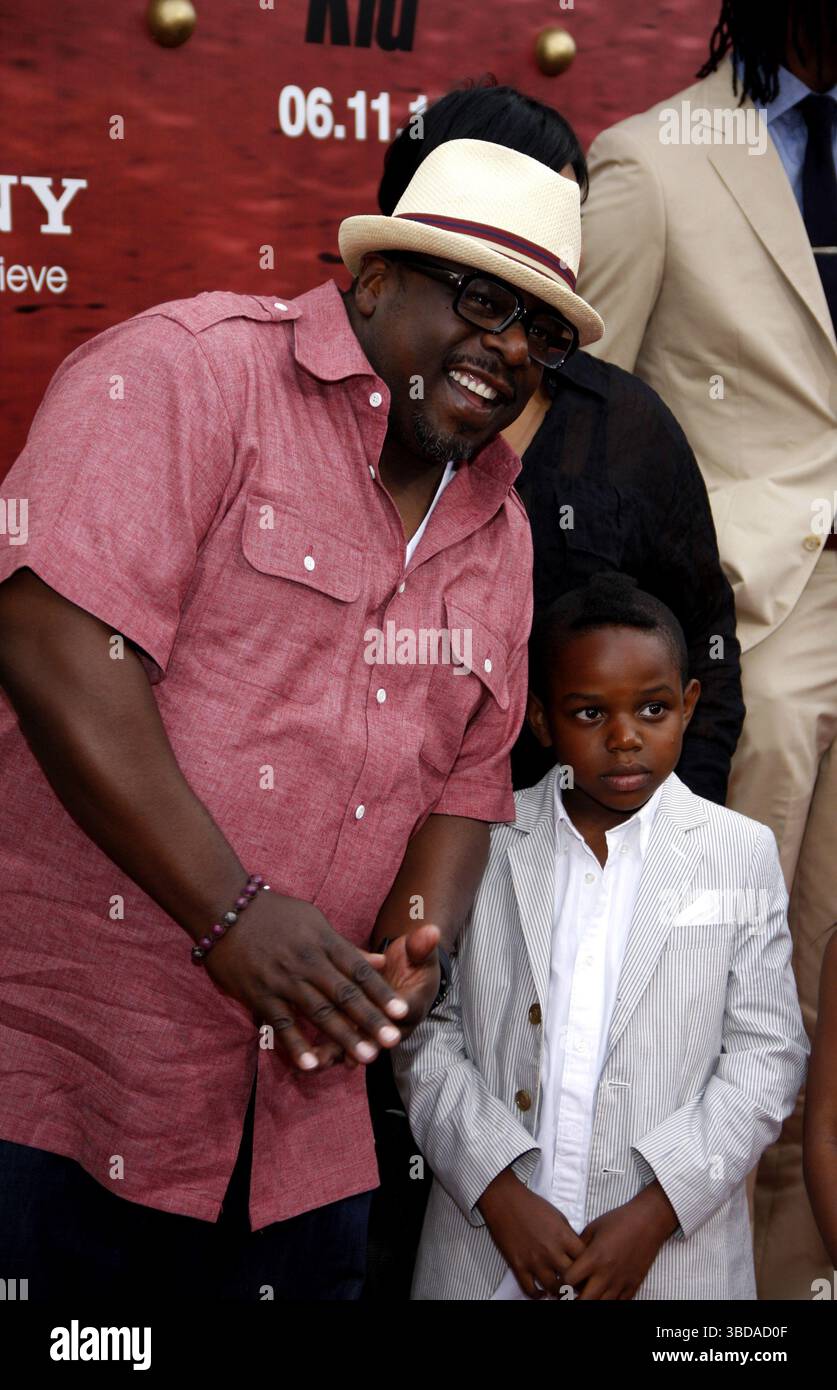Cedric The Entertainer at the Los Angeles premiere of 'The Karate Kid ...