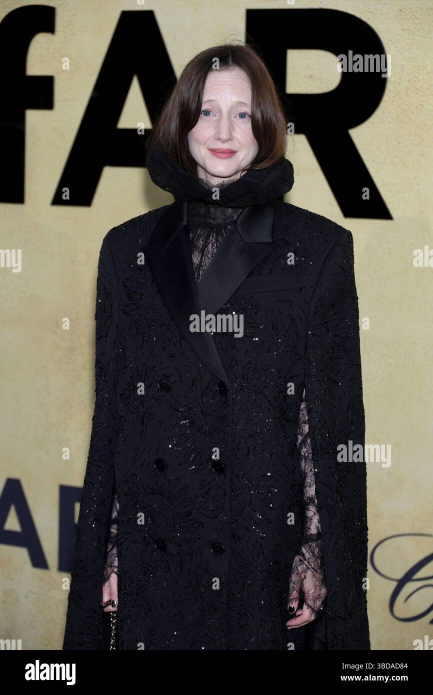 Andrea Riseborough attends the amfAR Gala Cannes 2025 presented by ...