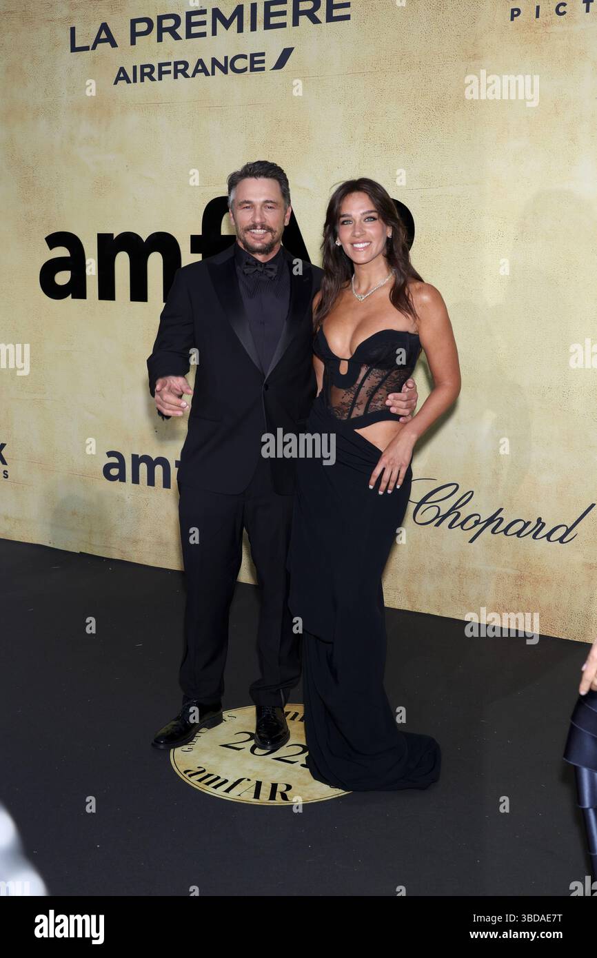 Cannes, France. 22nd May, 2025. James Franco and Izabel Pakzad attend ...
