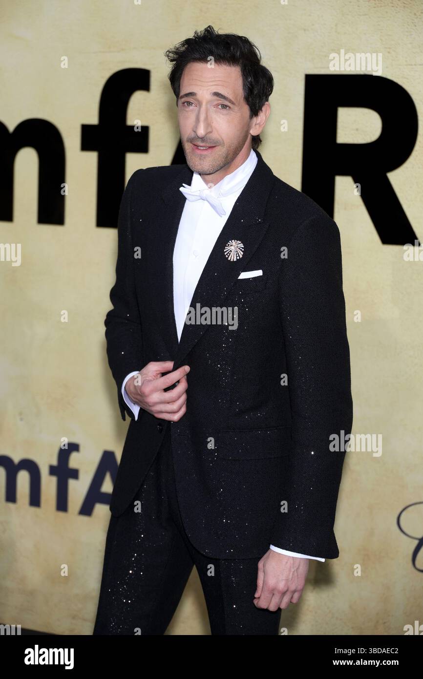 Cannes, France. 22nd May, 2025. Adrien Brody attends the amfAR Gala ...