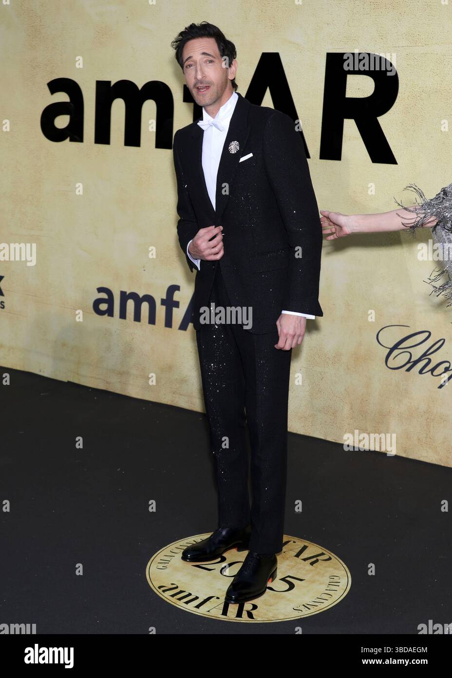 Cannes, France. 22nd May, 2025. Adrien Brody attends the amfAR Gala ...