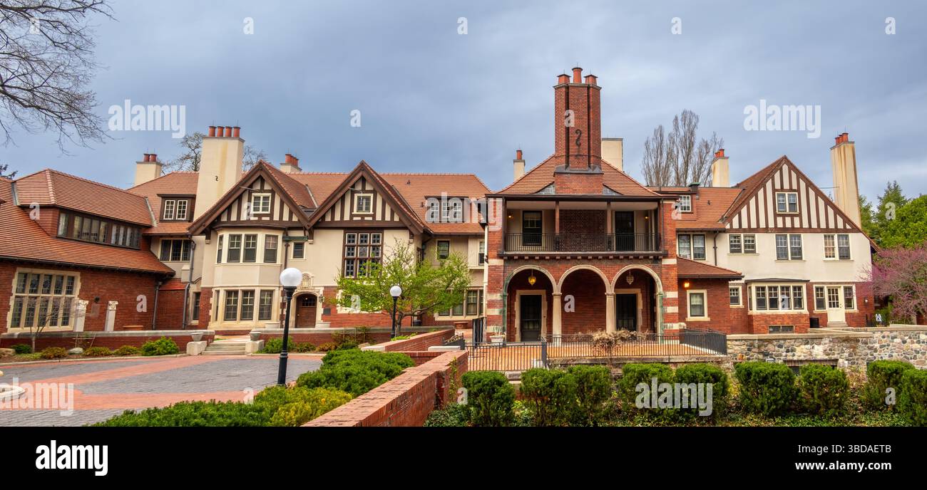 Panoramic view historic cranbrook house hi-res stock photography and ...