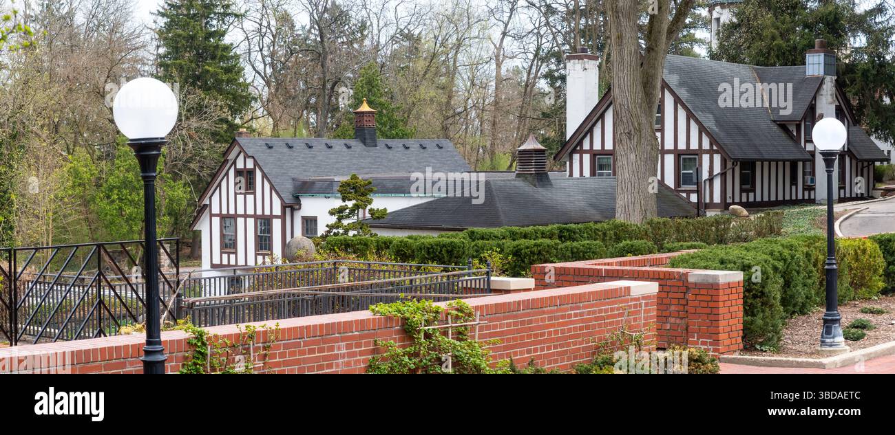 Panoramic view historic cranbrook house hi-res stock photography and ...