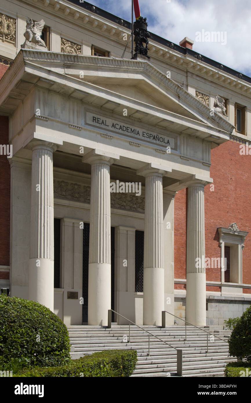 Real academia espanola madrid hi-res stock photography and images - Alamy