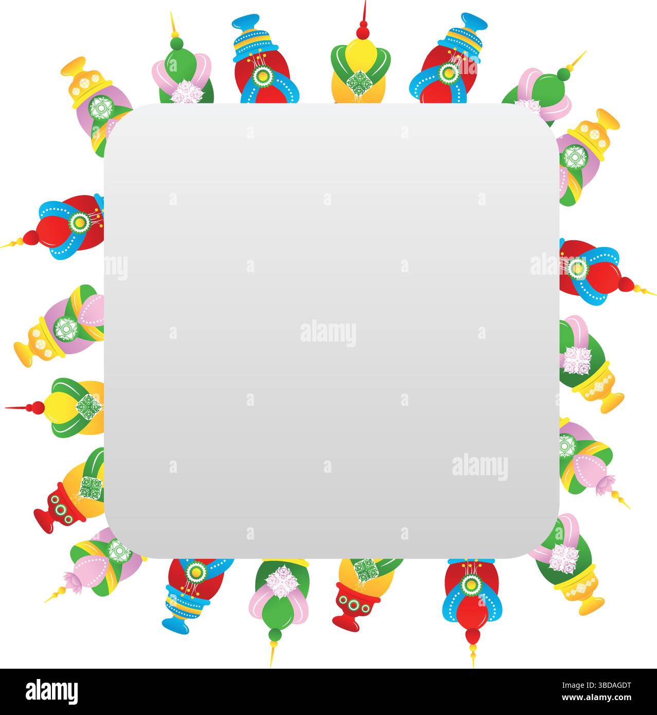 Phan Phum Thong vector cartoon frame Stock Vector Image & Art - Alamy