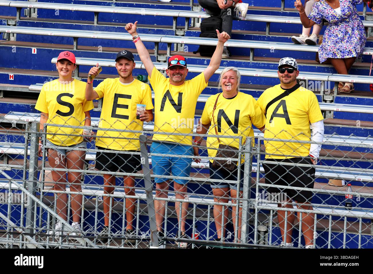 Monaco, Monte Carlo. 23rd May, 2025. Circuit atmosphere - Ayrton Senna ...
