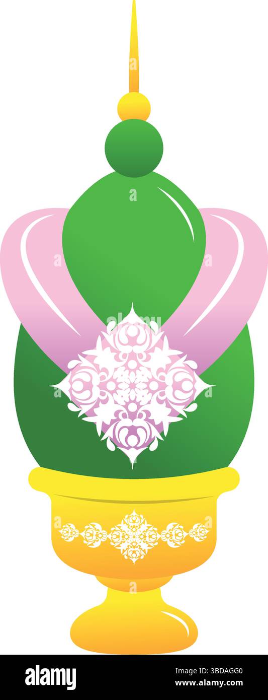 Phan Phum Thong vector illustration on the white background Stock ...