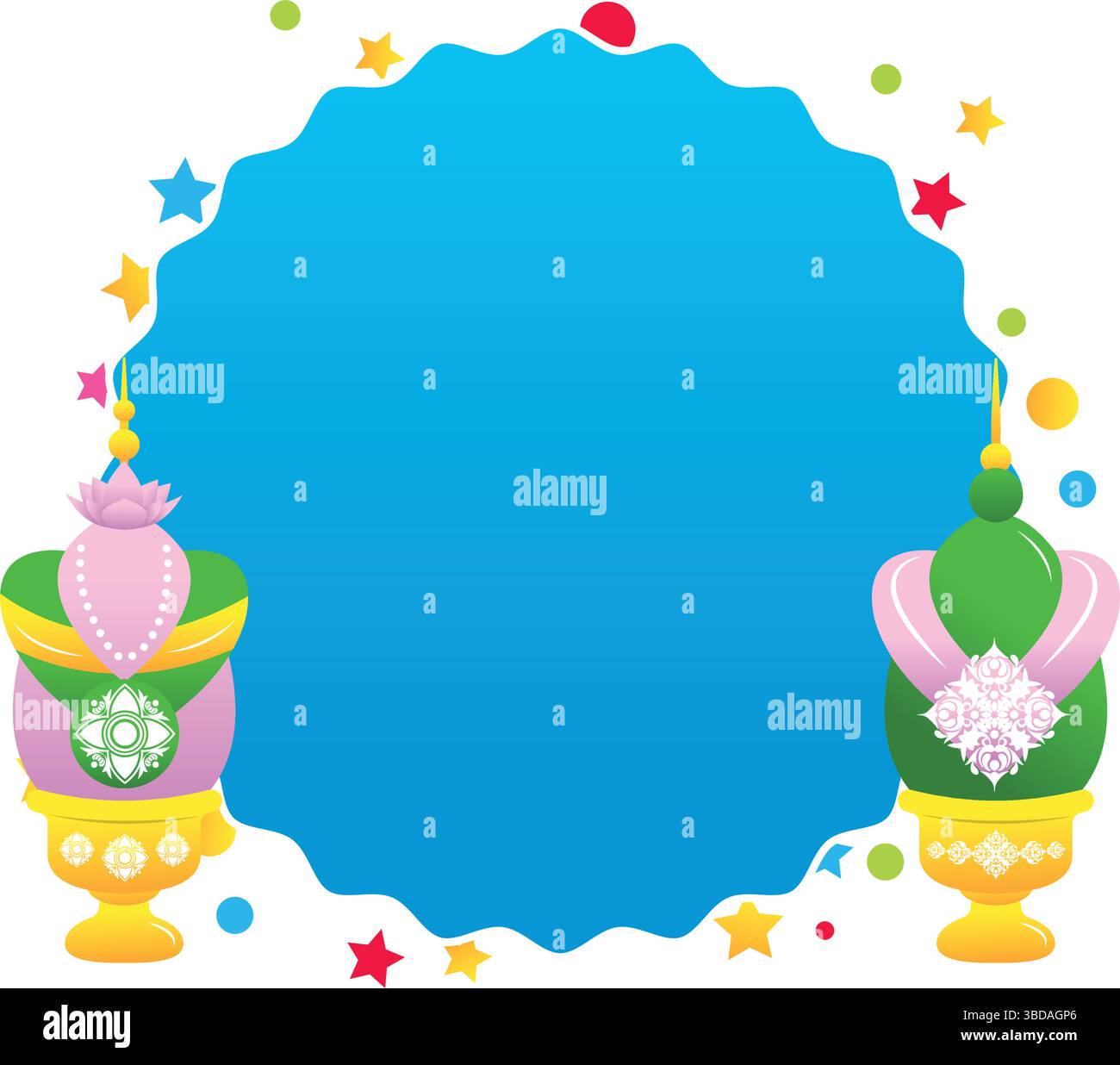 Phan Phum Thong vector cartoon frame Stock Vector Image & Art - Alamy