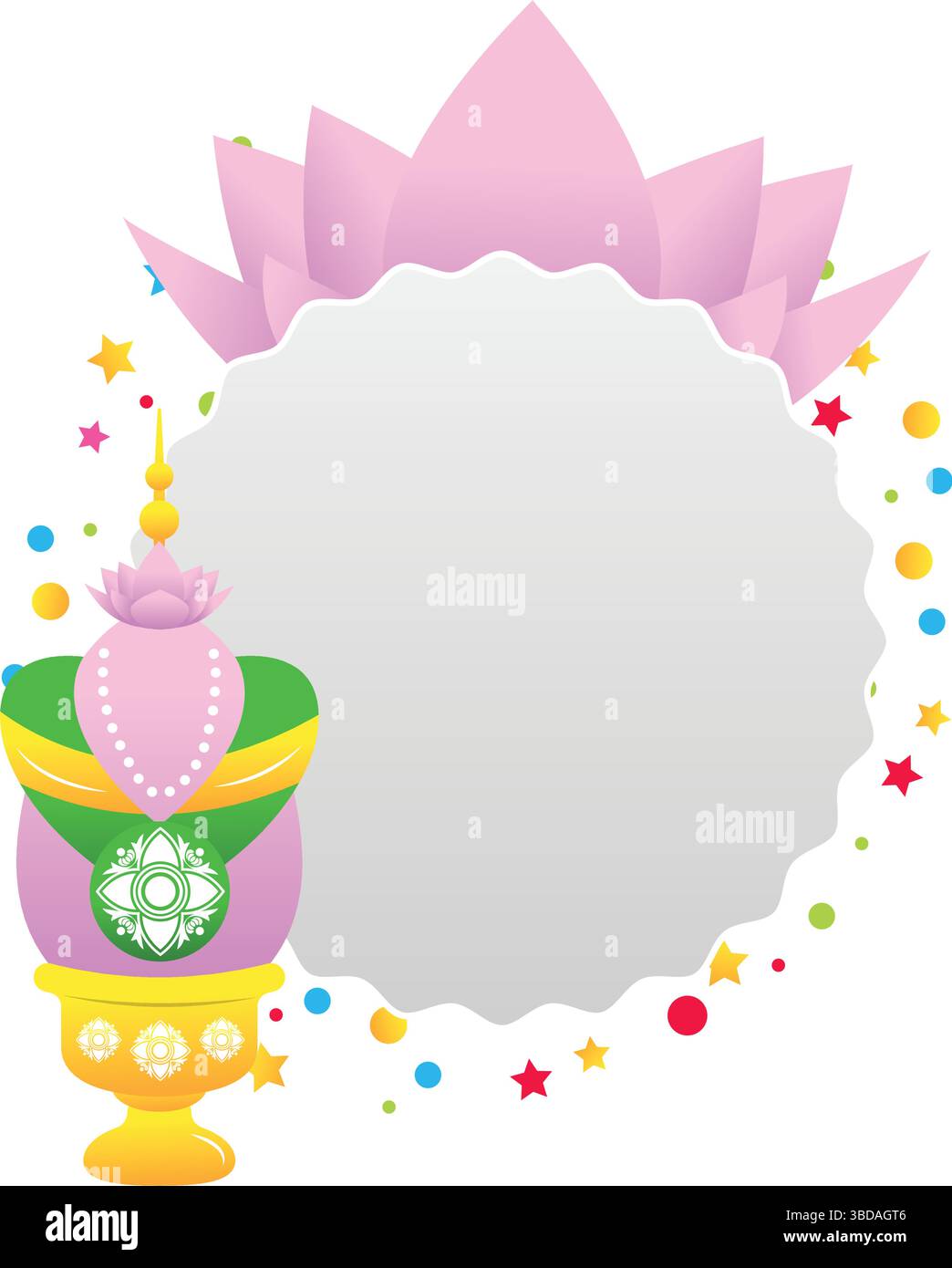 Phan Phum Thong vector cartoon frame Stock Vector Image & Art - Alamy