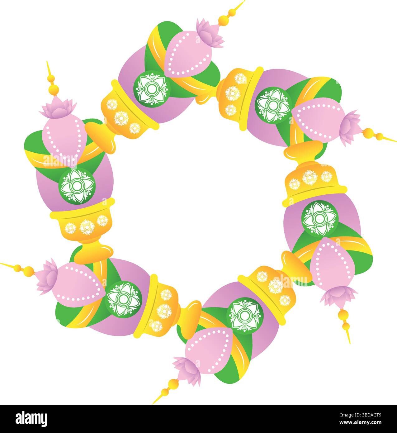 Phan Phum Thong vector cartoon frame Stock Vector Image & Art - Alamy
