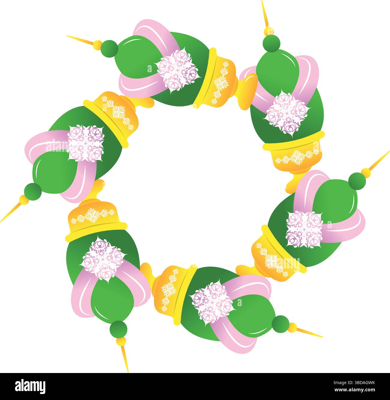 Phan Phum Thong vector cartoon frame Stock Vector Image & Art - Alamy