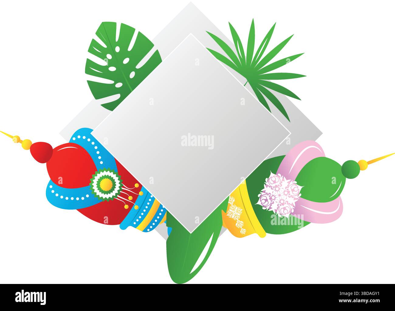 Phan Phum Thong vector cartoon frame Stock Vector Image & Art - Alamy