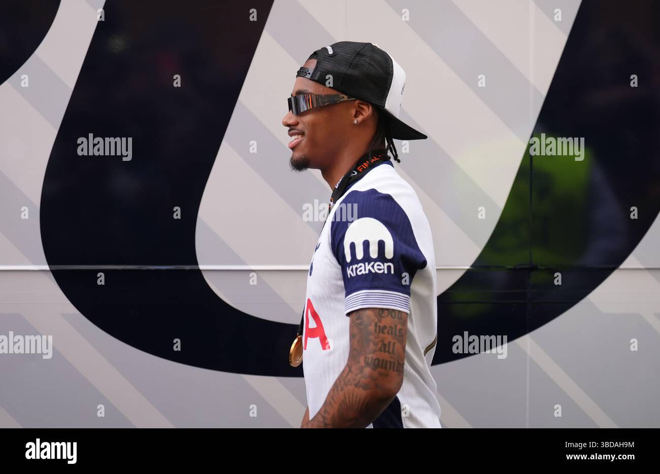 Tottenham Hotspur's Wilson Odobert during the Europa League winners ...