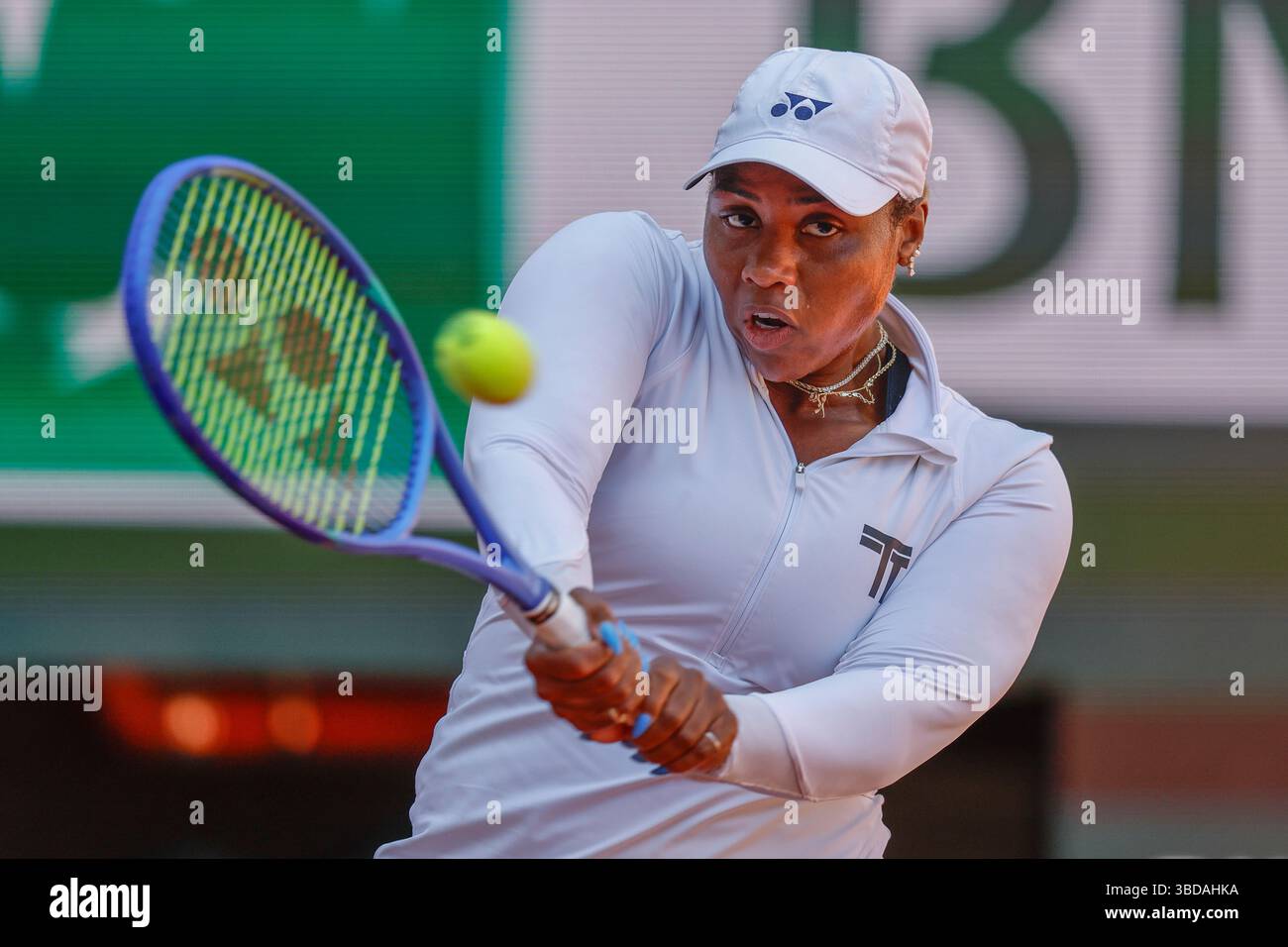 Paris, Paris, France. 23rd May, 2025. Taylor Townsend (USA) in action ...