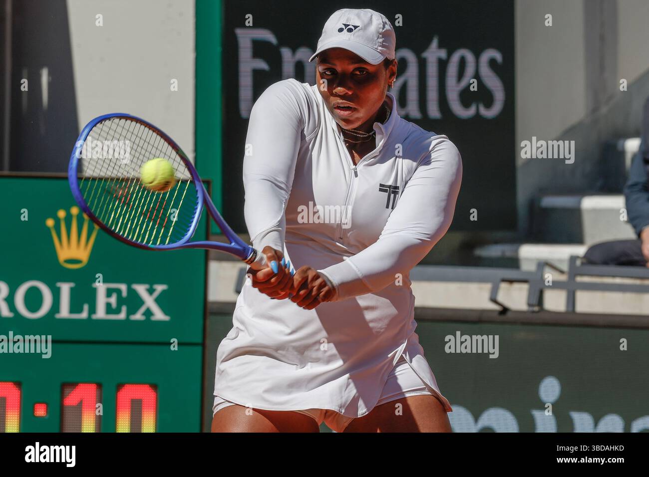Paris, Paris, France. 23rd May, 2025. Taylor Townsend (USA) in action ...
