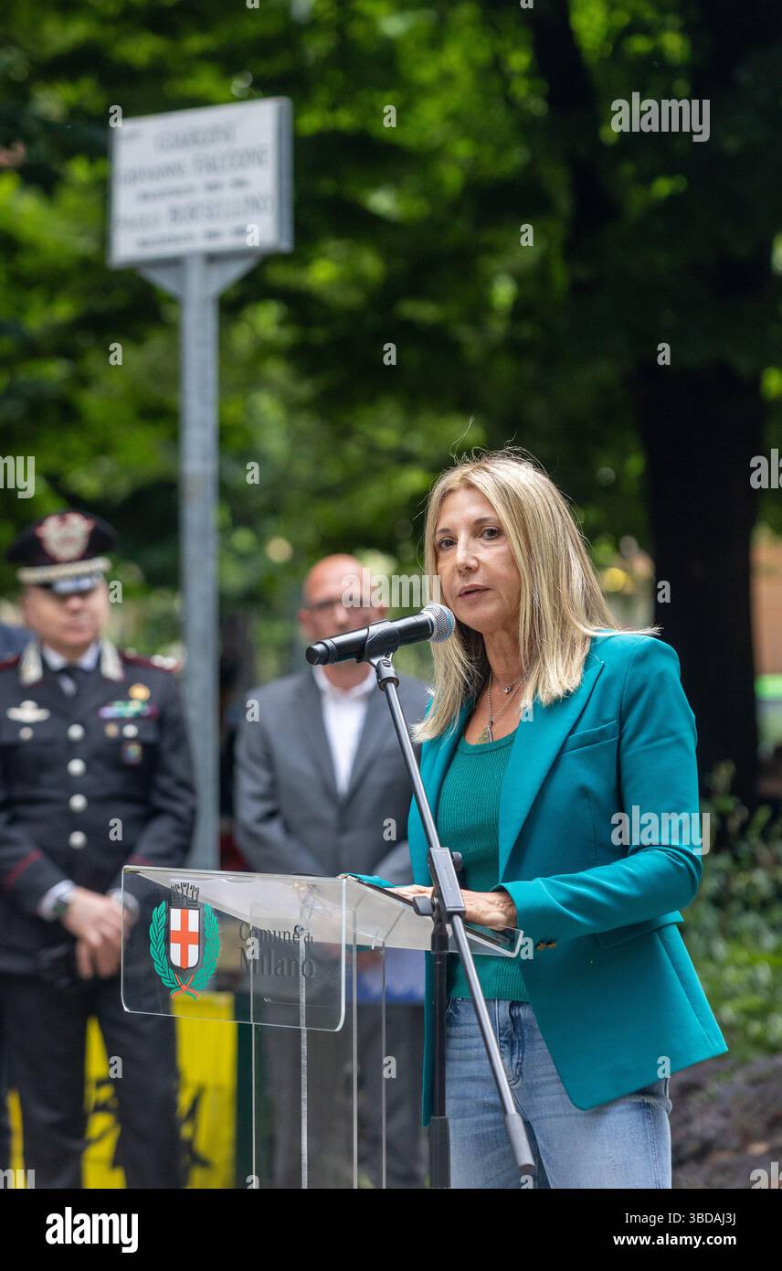 Milano, Italia. 23rd May, 2025. La Pm Alessandra Cerreti alla Cerimonia ...
