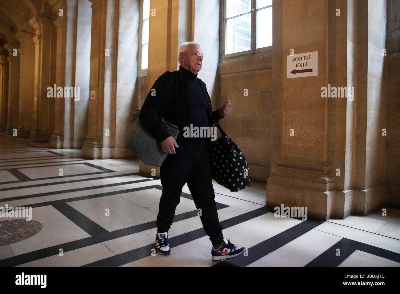 Defendant Marc Boyer arrives for the verdict in the trial of Kim ...