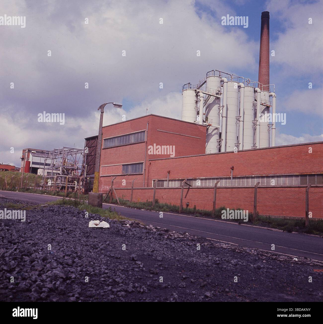 1960s, Cwm Colliery, Beddau, Wales. UK. The building seen here was a ...