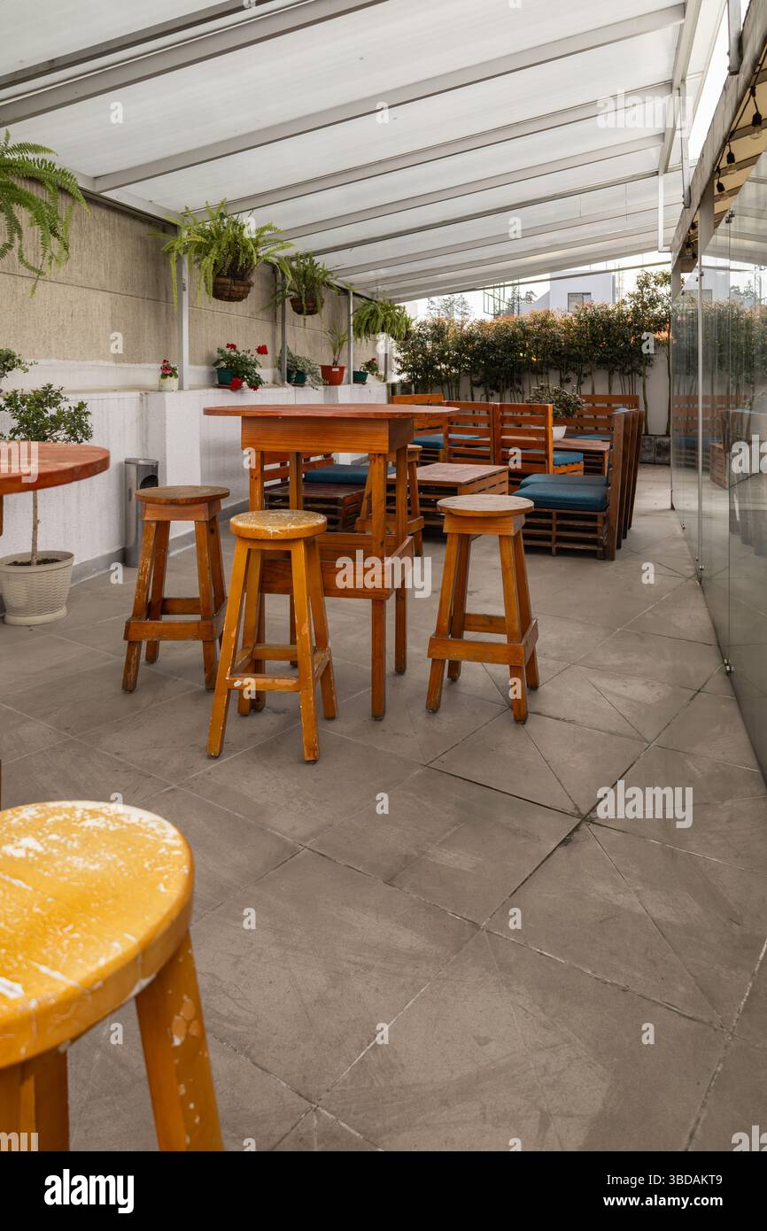 Stylish urban terrace featuring hi-res stock photography and images - Alamy