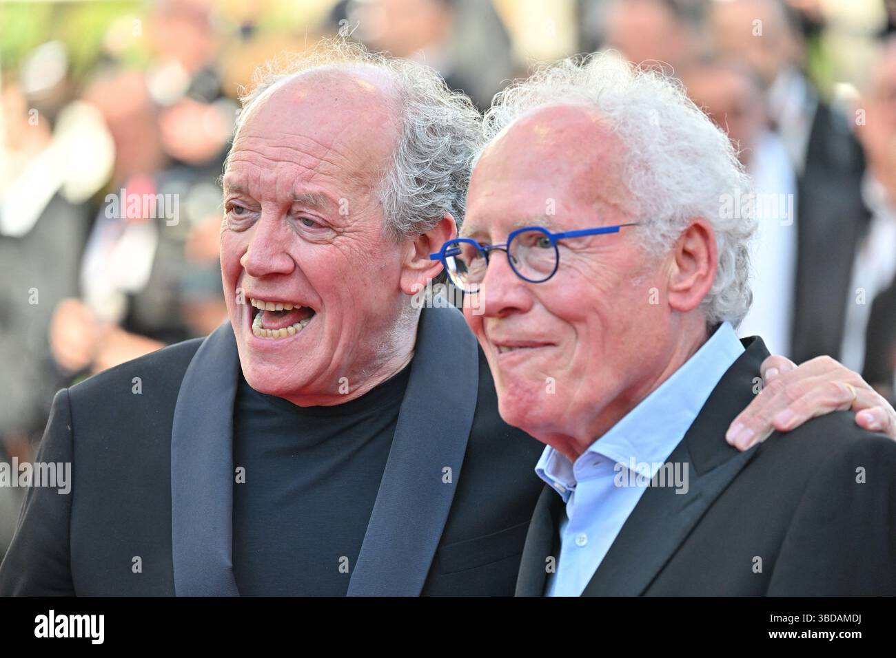 Cannes, France. 23rd May, 2025. Jean-Pierre Dardenne, Luc Dardenne ...