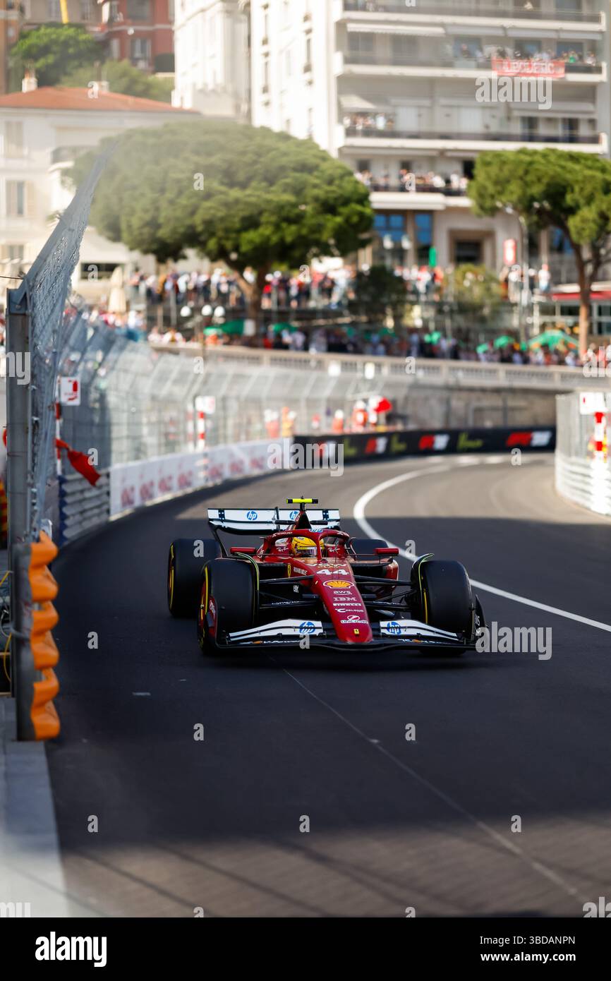 44 HAMILTON Lewis (gbr), Scuderia Ferrari SF-25, action during the Formula 1 Tag Heuer Grand ...