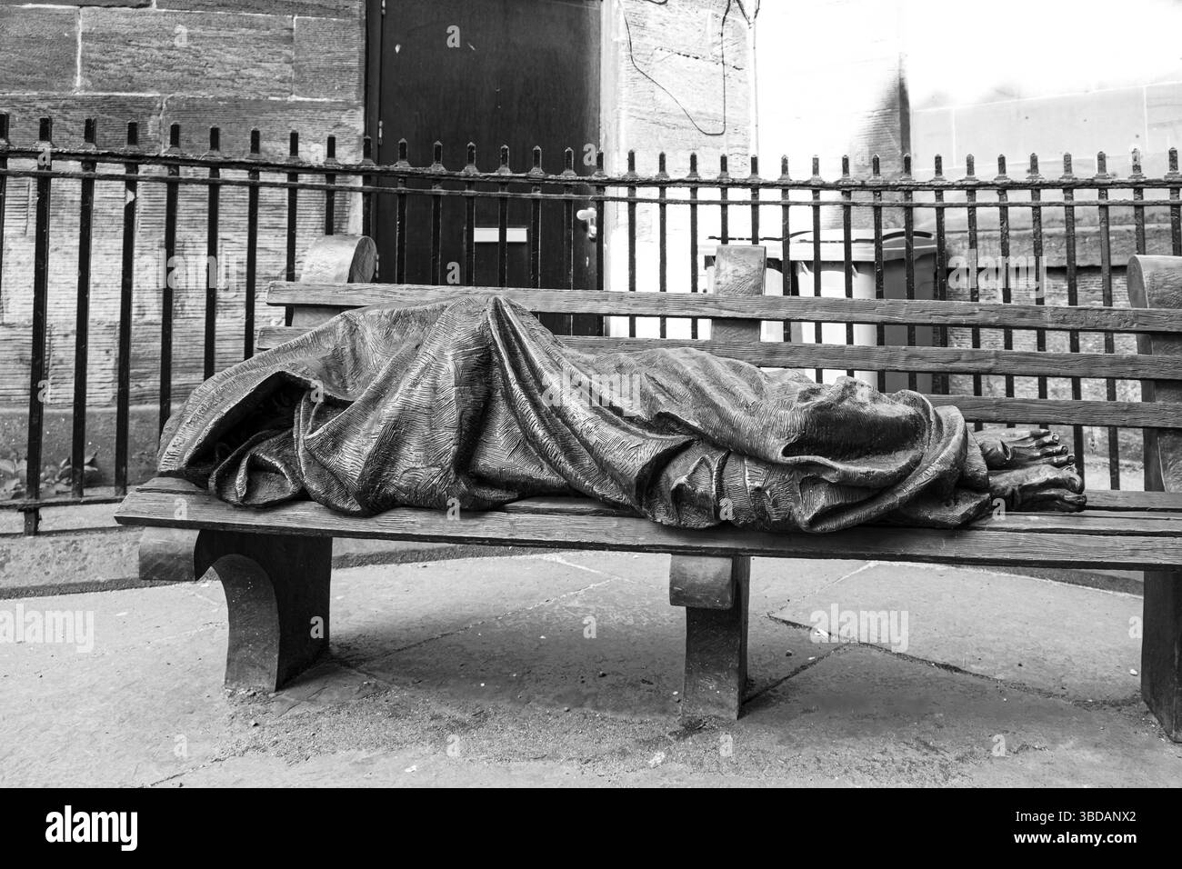 Jesus the homeless Black and White Stock Photos & Images - Alamy