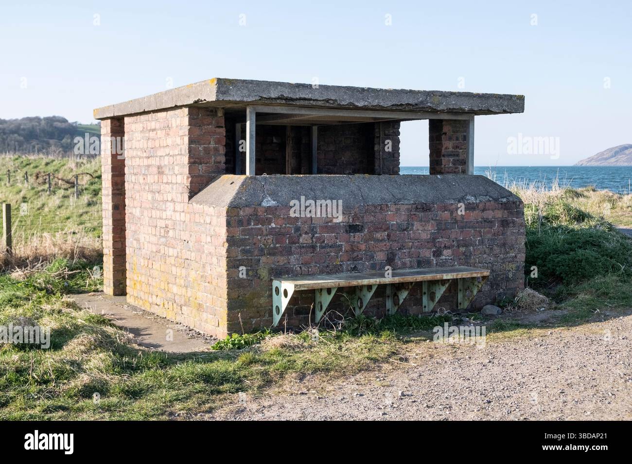 Old RAF lookout building Wig Bay Airbase, Stranraer, Dumfries and ...