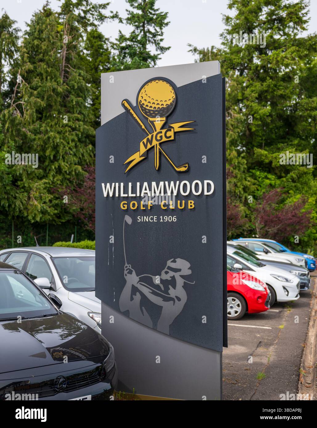 Williamwood Golf Club in the south side of Glasgow, Scotland Stock ...